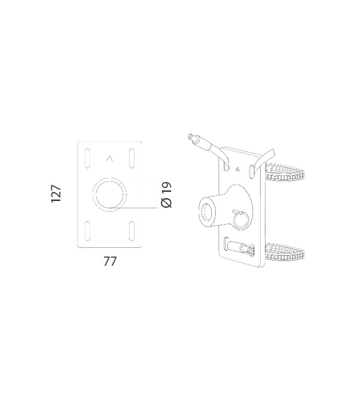 Lamp Pole Clamps Street Banner