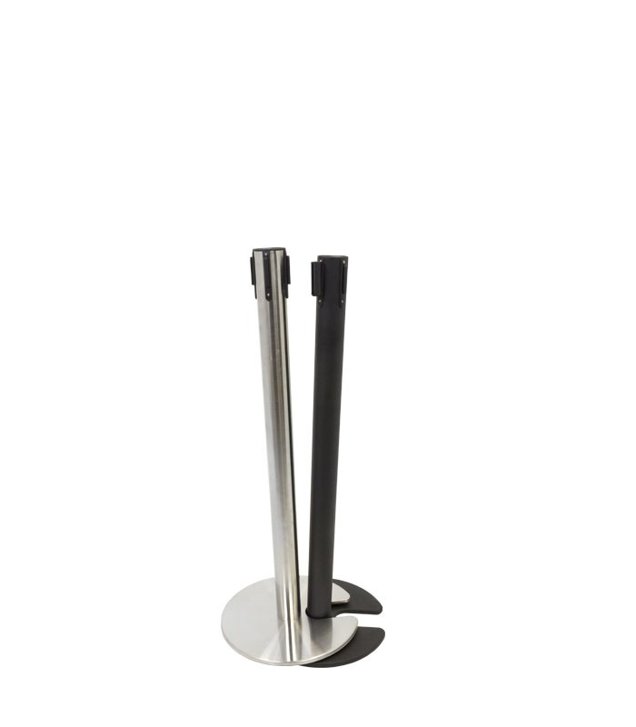 Pack de 2 Postes Separadores Cromado Apilable