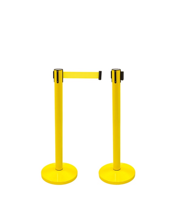 Poste Separador con Cinta Extensible