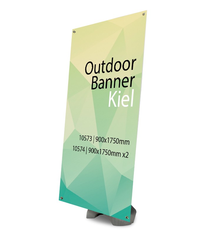 X-Banner Exterior con Base Rellenable Kiel