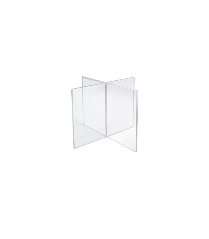 Acrylic Cross Menu Holder