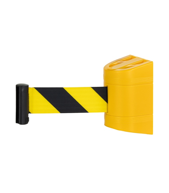 Yellow and Black Retractable Wall Support