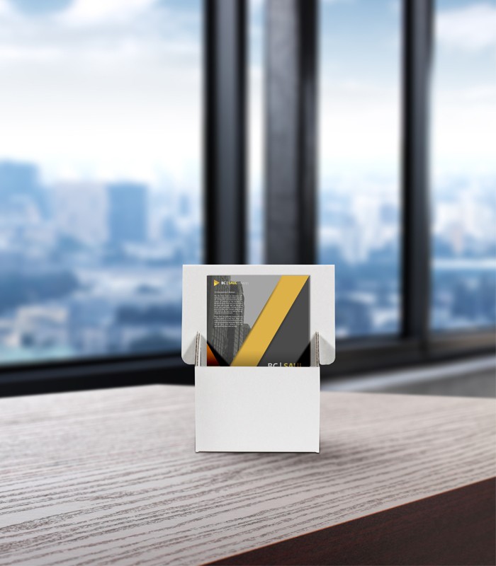 Cardboard Brochure Dispenser