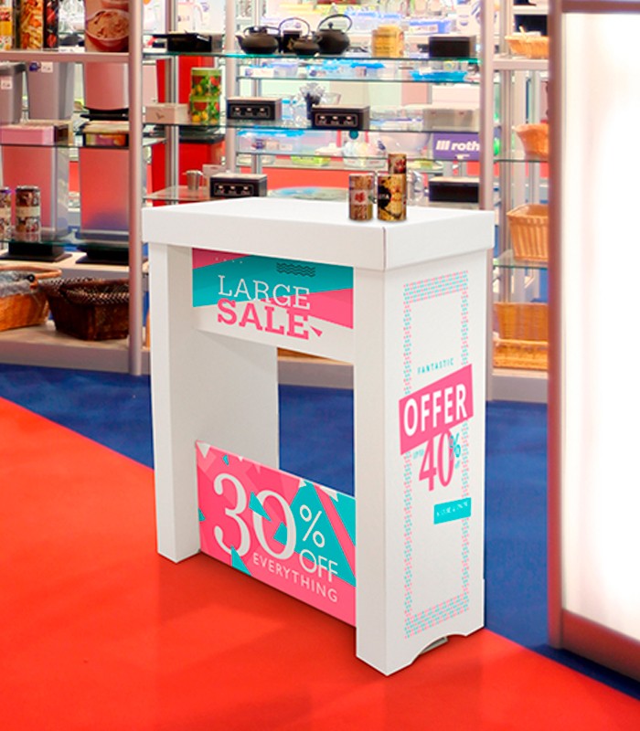 Mostrador De Cartón Inza