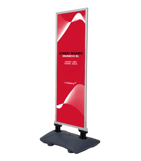 Expositor Publicitario Exterior Múnich XL - Plata