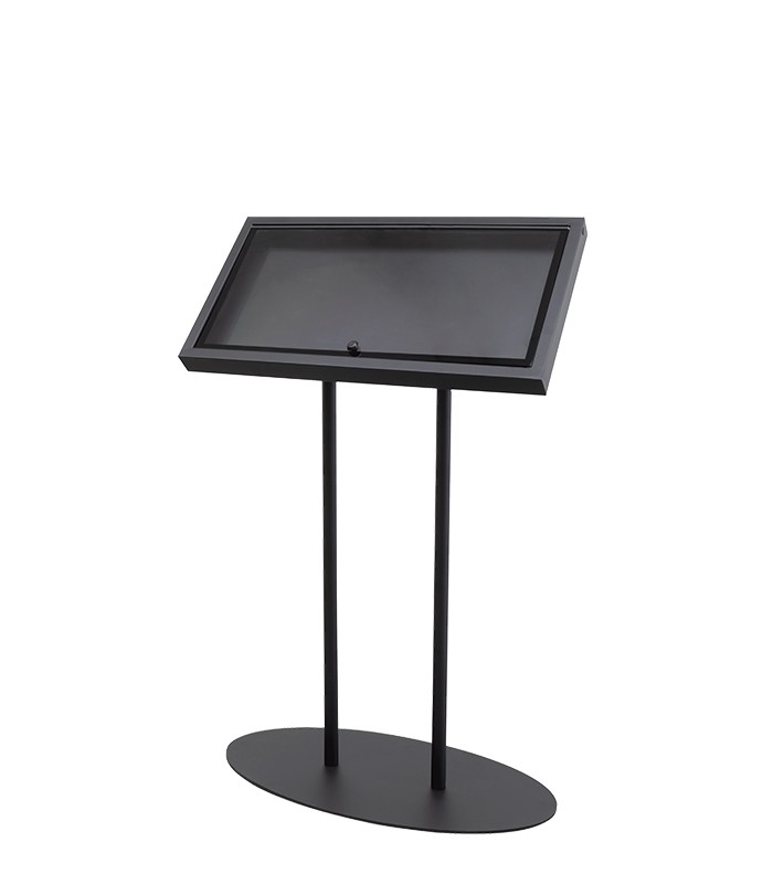 Restaurant Menu Board Livorno - A4x3, Matte Black