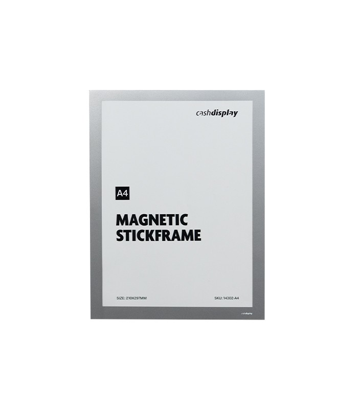 Adhesive Frame with Magnet Stickframe Gray - A4 Pack 5 Units