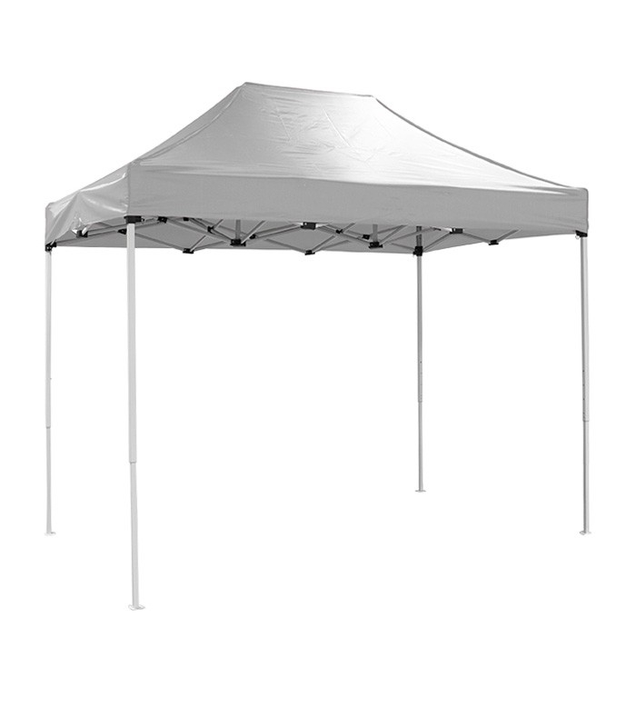 2x3 Steel Tent Structure with White Canvas