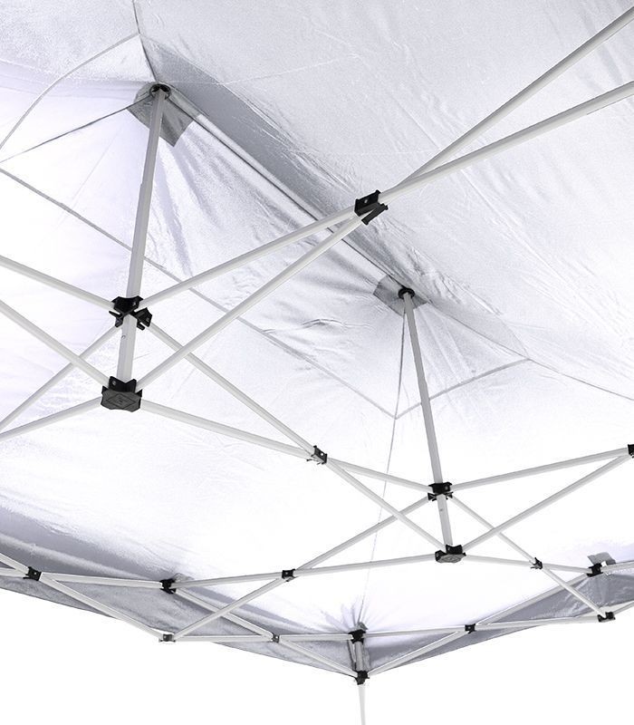 2x3 Steel Tent Structure with White Canvas