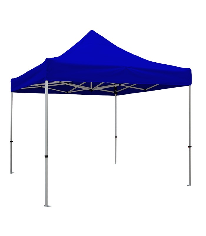 3x3 Estructura Carpa Aluminio con Lona Color Azul
