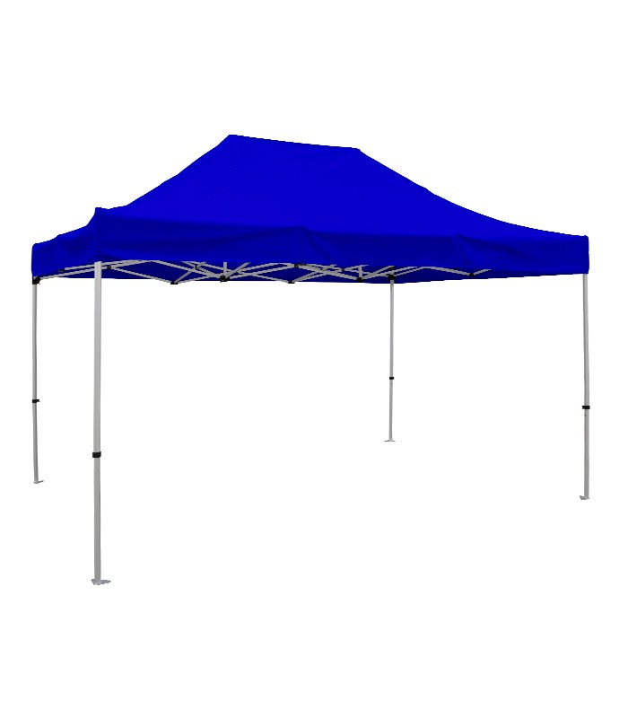 3x4.5 Estructura Carpa Aluminio con Lona Color Azul