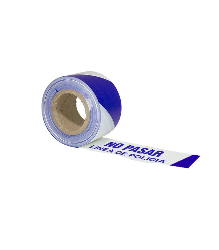 Blue/White Marking Tape DO NOT PASS / POLICE LINE 8cmx100m Gauge 300 ...