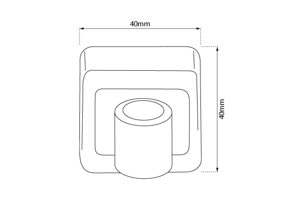Terminal Magnetic Support For Tube